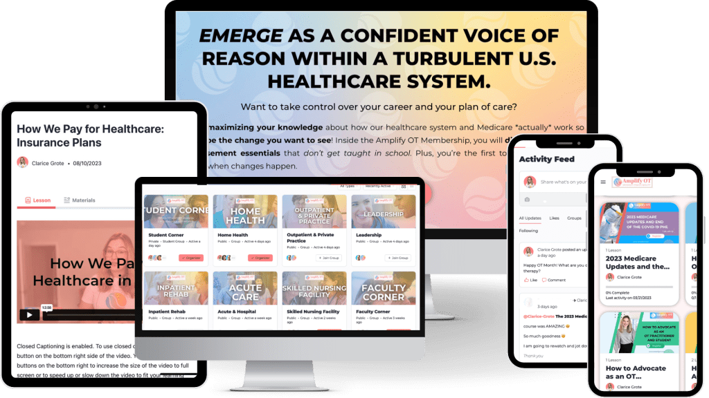 Student Plans – Amplify OT Learning Platform