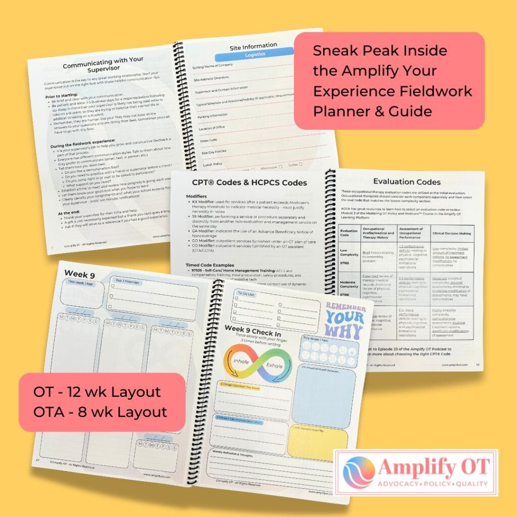 Occupational Therapy Level II Fieldwork Planner – Amplify OT Learning ...